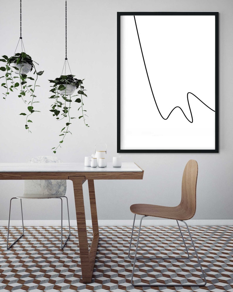 Printable minimalist wall art - nordicQas