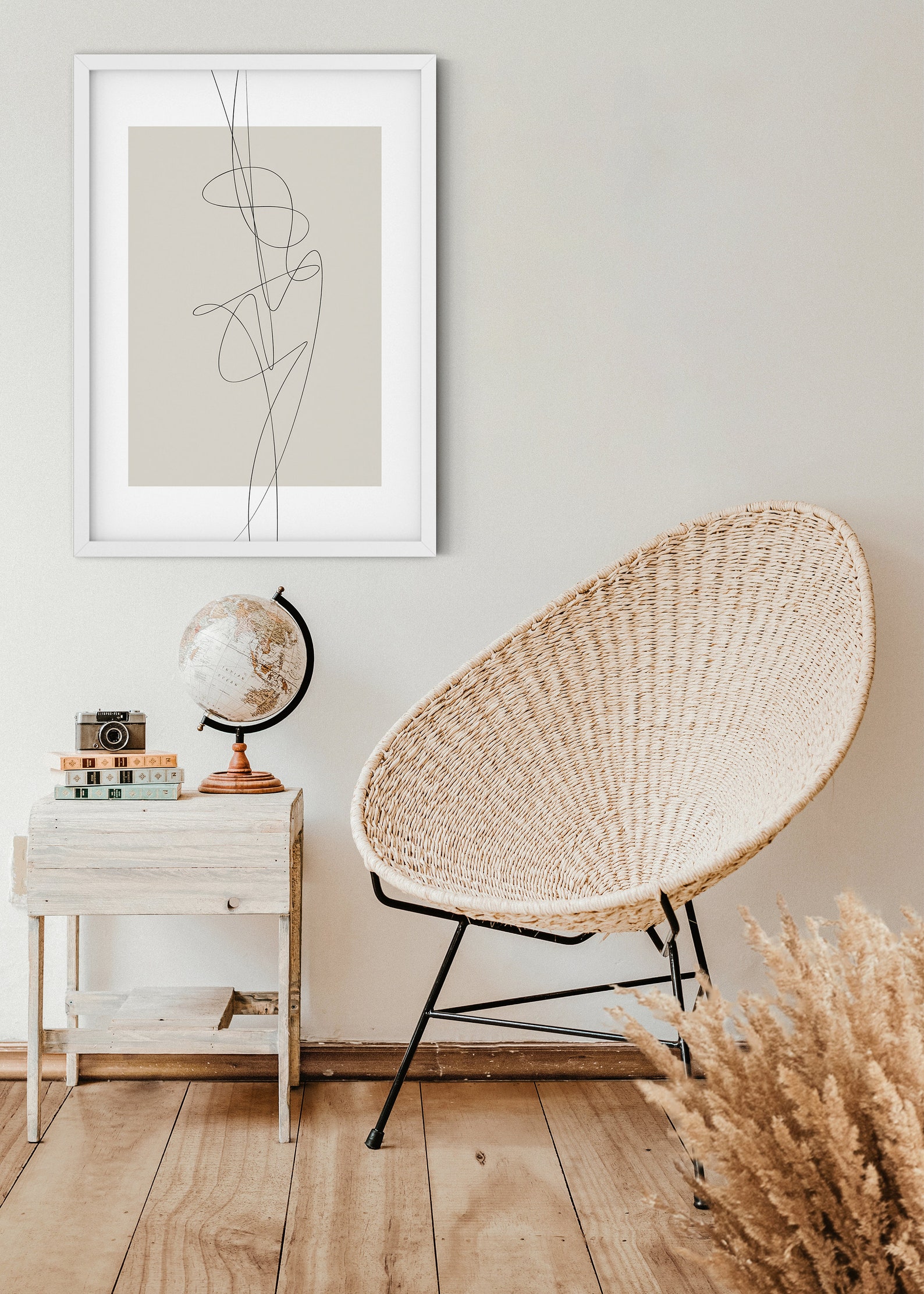 Extra Large Abstract Wall Art Minimalist Line Art Print - Etsy