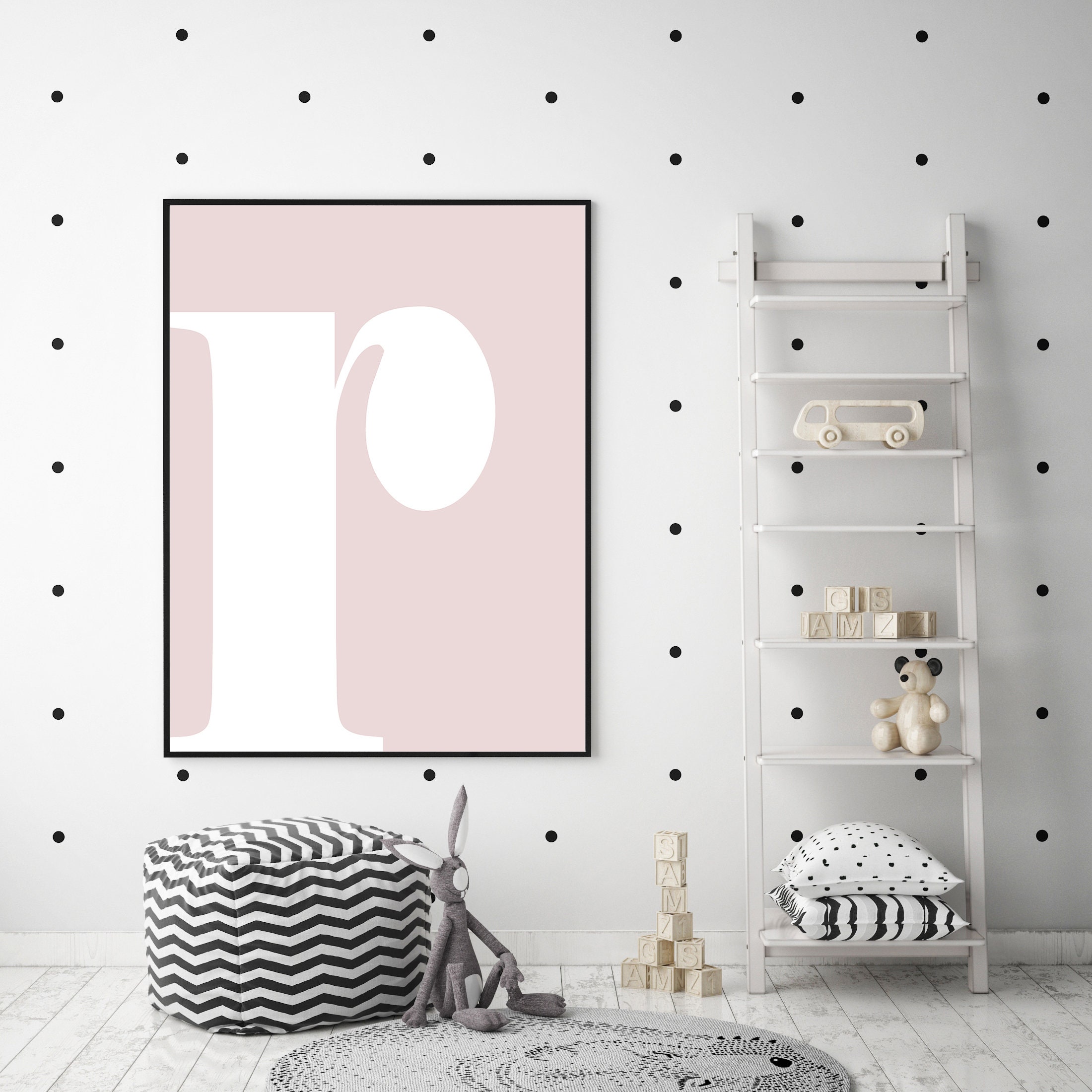 R Poster Alphabet Letter Print Extra Large Letters for - Etsy