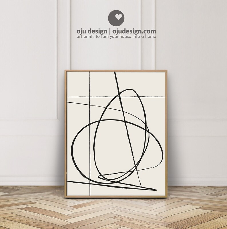 Modern Line Drawing Extra Large Wall Art Abstract - Etsy