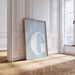 Letter G Print Single Letters Poster Light Blue Wall Art G Poster Big ...