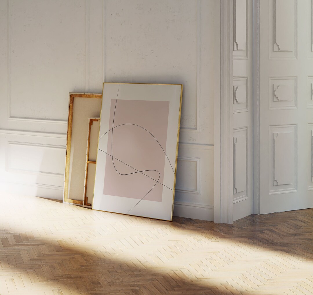 Continuous Line Art, Abstract Line Drawing Poster, Abstract Art Print ...