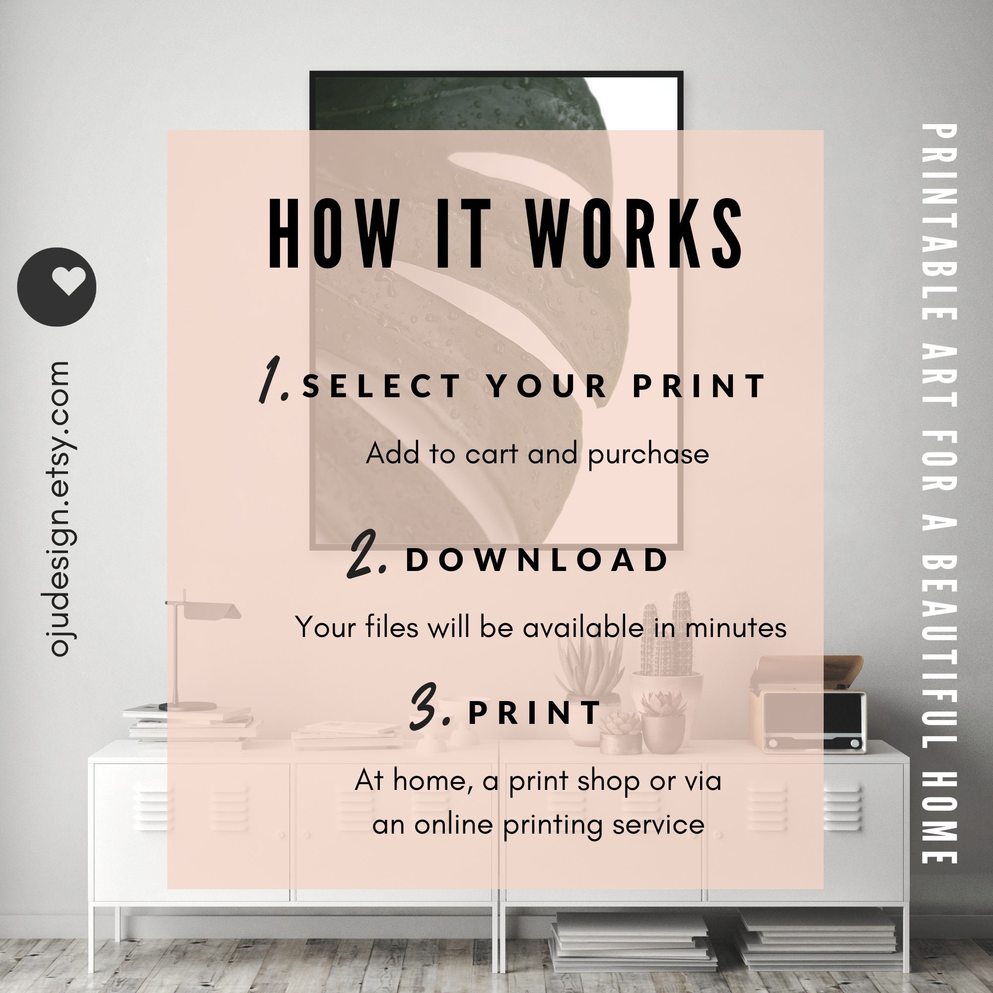 Five Print Numbers Decor Nursery Wall Decor Playroom | Etsy