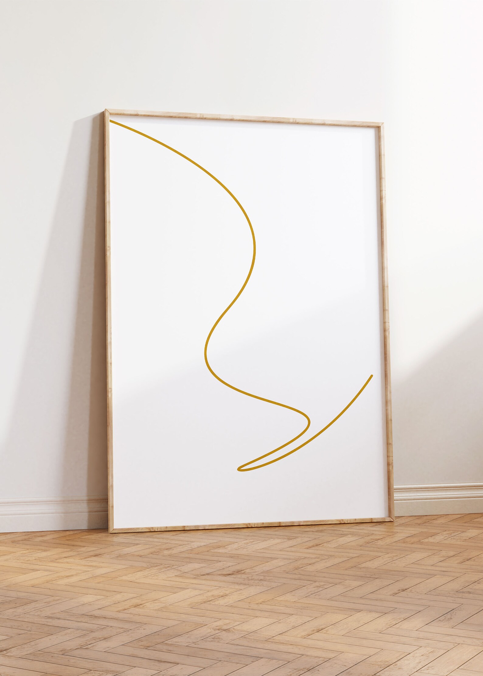 Gold Line Art - Gold Gallery Wall - Single Line Prints - Fine Line ...