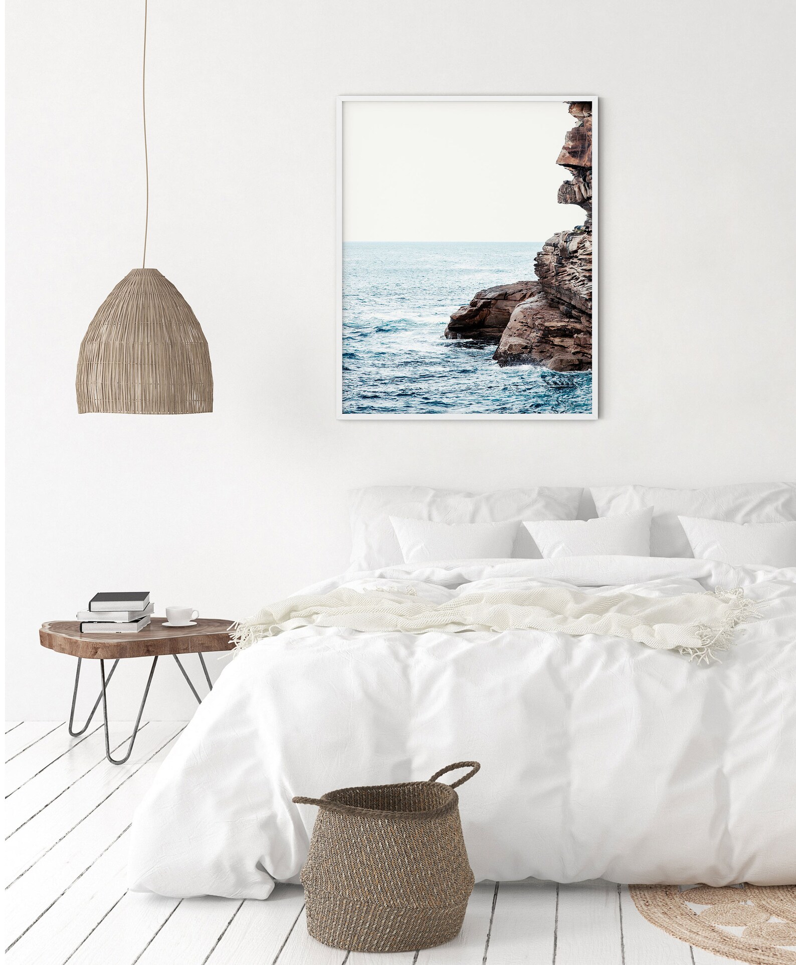 Modern Coastal Wall Decor Beach Ocean Art Nature Sea Coastal | Etsy