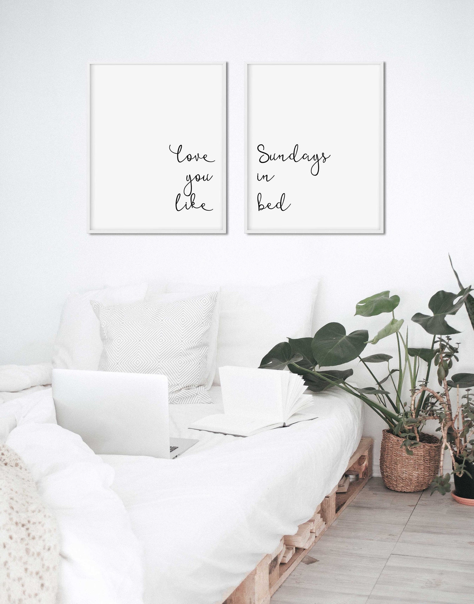 Quote Set of Two Prints 2 Piece Wall Art Pair of Prints - Etsy