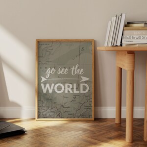 Wanderlust Wall Art Downloadable Quotes Adventure Printable Travel ...