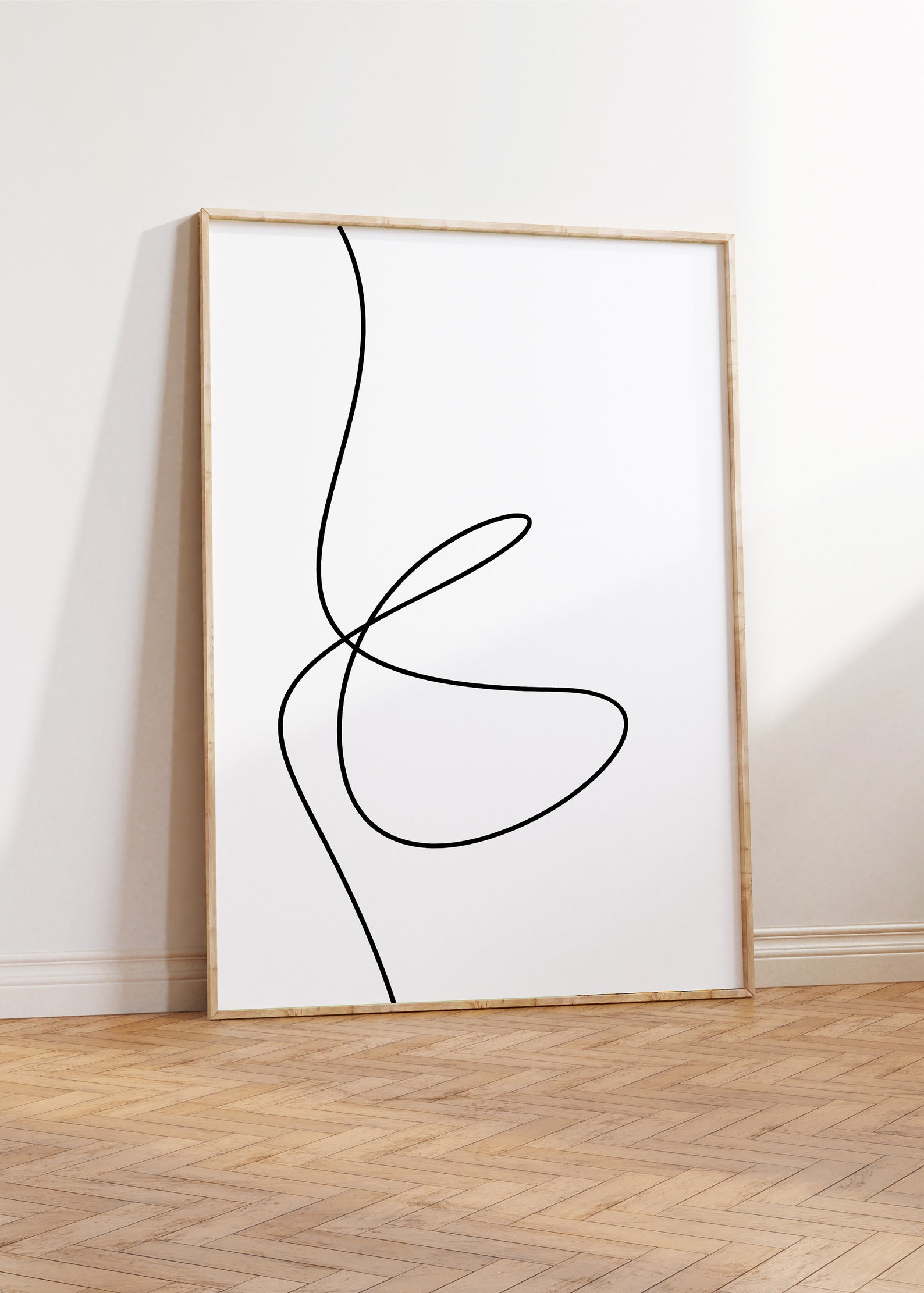 Scandi Poster Line Drawing Line Drawing Print Minimal - Etsy