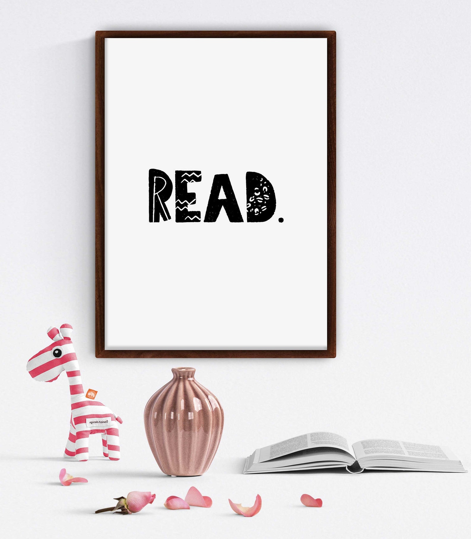 Read Sign Reading Wall Art Read Print for Kids Room - Etsy