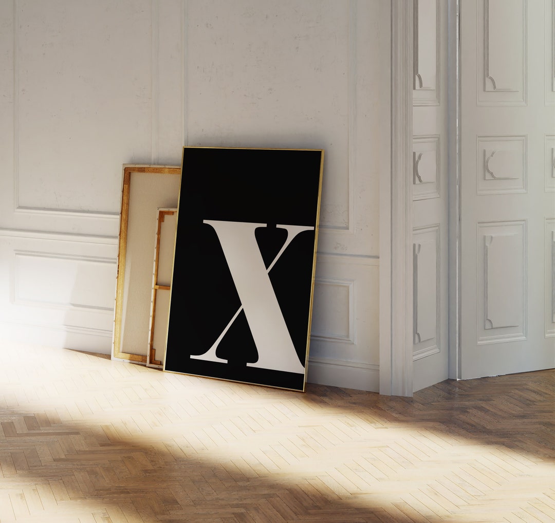 Printable Letters, Letter X Print, Nursery Wall Art, X Letter Print ...