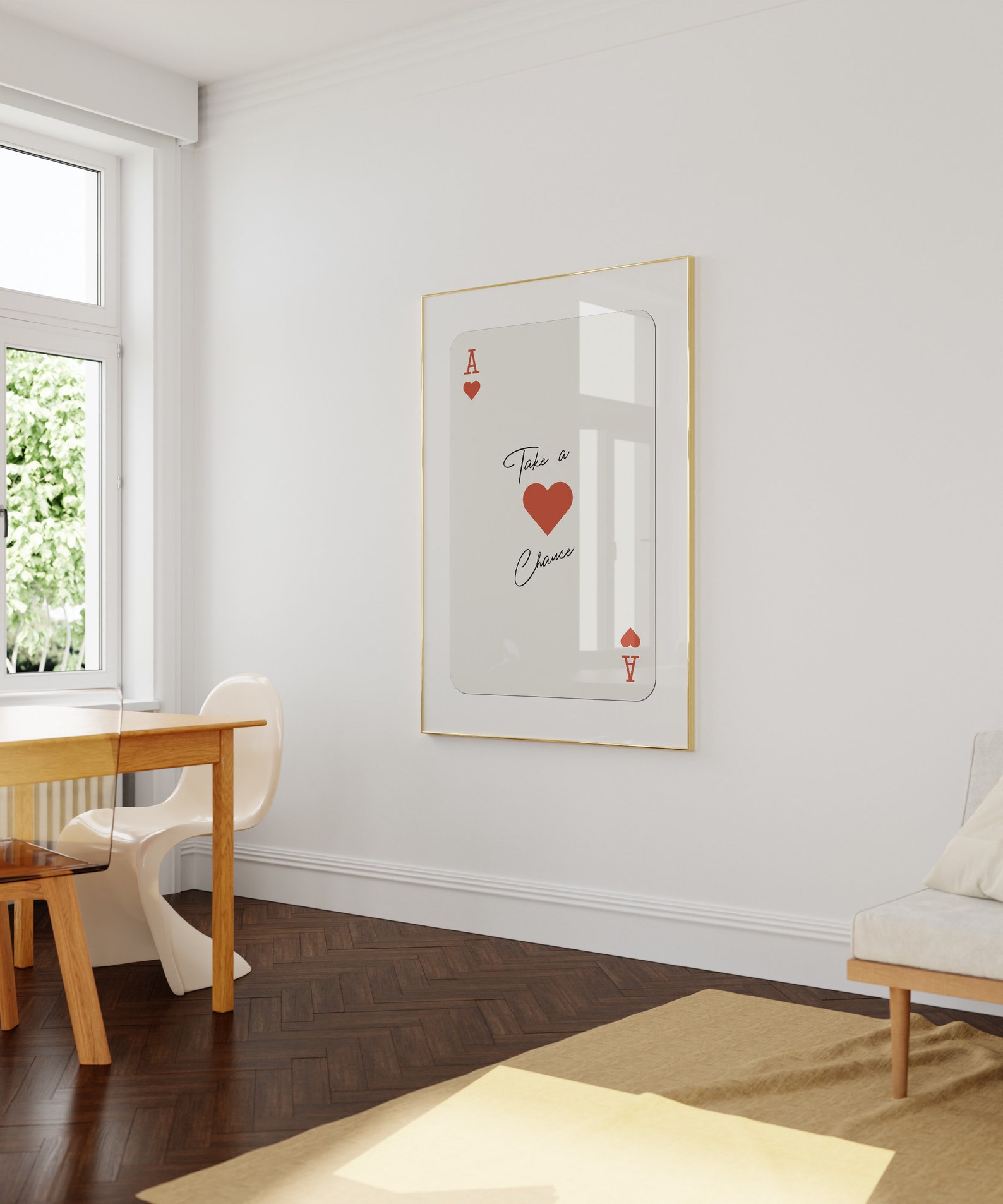 Red Ace Card Poster Ace of Hearts Print Love Quotes Y2K - Etsy