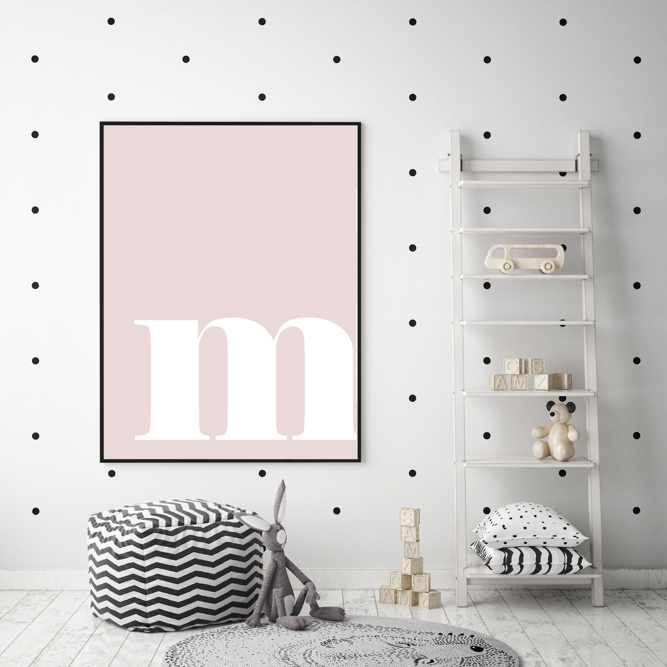 Lowercase Letter M Print Letter Poster Alphabet Letters - Etsy