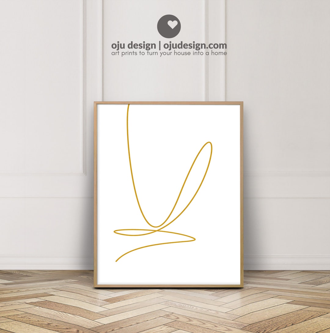 Gold Bedroom Decor Poster Apartment Decor Large Printable - Etsy