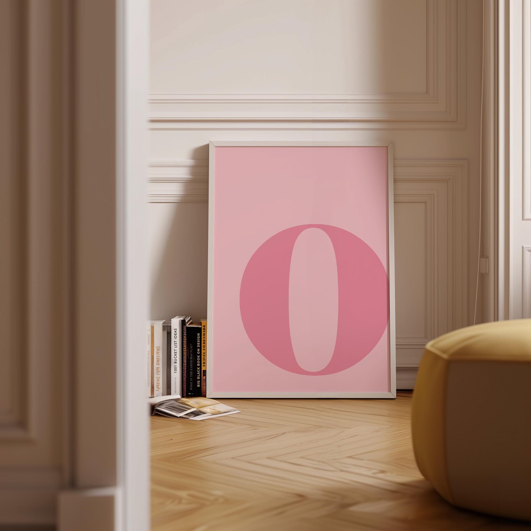 Letter O Poster, Girls Bedroom Decor, College Dorm Decor Aesthetic ...