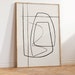 Line Extra Large Abstract Art, Modern Line Drawing Print, Modern ...