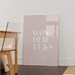Pink Wall Poster Digital Prints Pastel Pink Wall Art Decor - Etsy