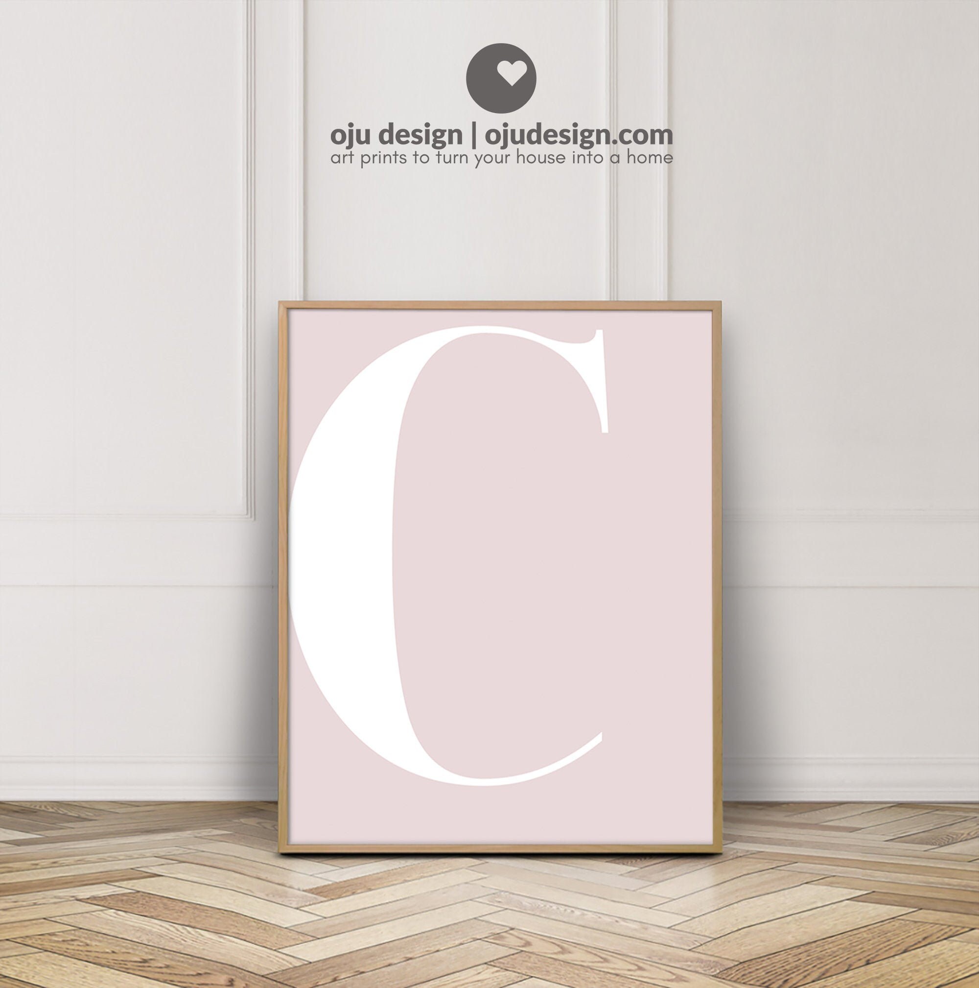 Alphabet Letters for Wall Art Single Letter C Art C - Etsy