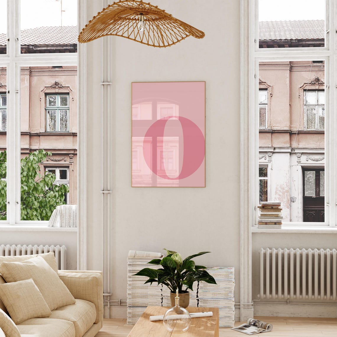 Letter O Poster, Girls Bedroom Decor, College Dorm Decor Aesthetic ...