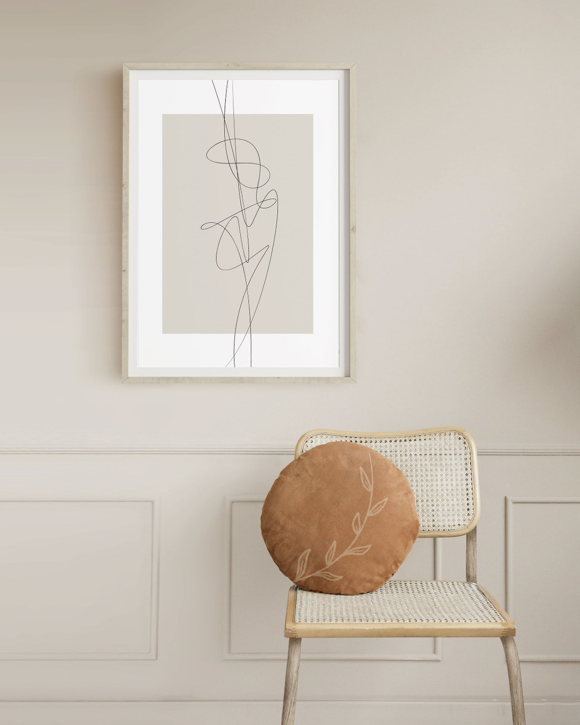 Extra Large Abstract Wall Art Minimalist Line Art Print - Etsy