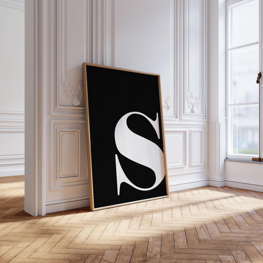 Wall Name Letters, Bedroom Letters Print, Scandinavian Nursery Wall Art ...