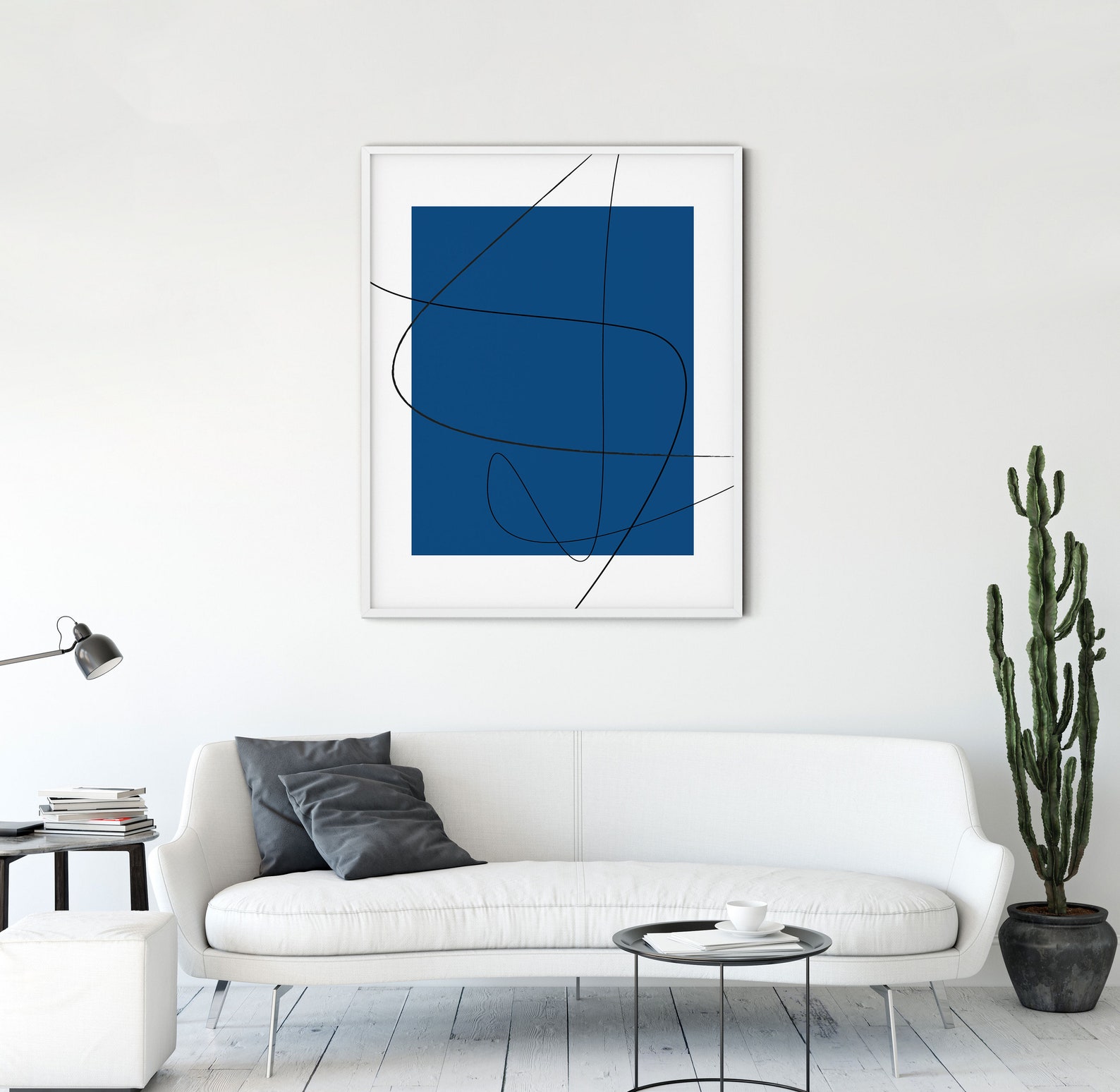 Abstract Line Drawing Poster Continuous Line Art Classic | Etsy