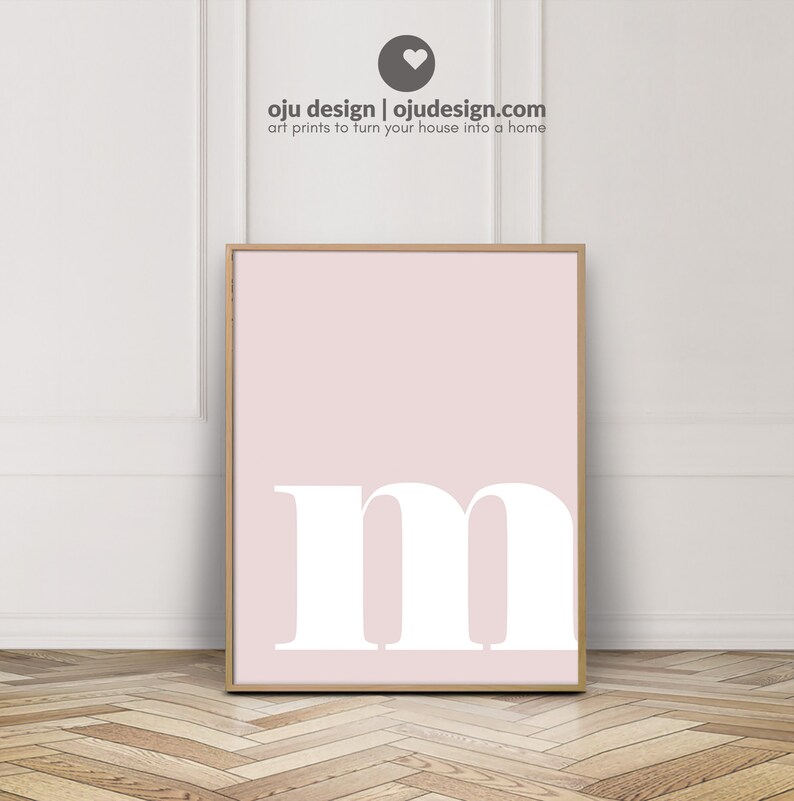 Lowercase Letter M Print Letter Poster Alphabet Letters | Etsy