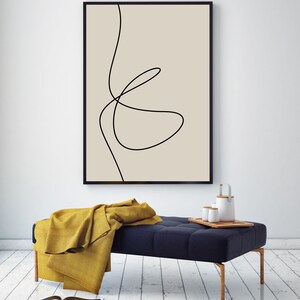 Minimal Artwork Minimalist Line Drawing Simple Line Art - Etsy