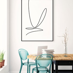 Line Drawing Print Minimalist Poster Minimalist Art Line - Etsy