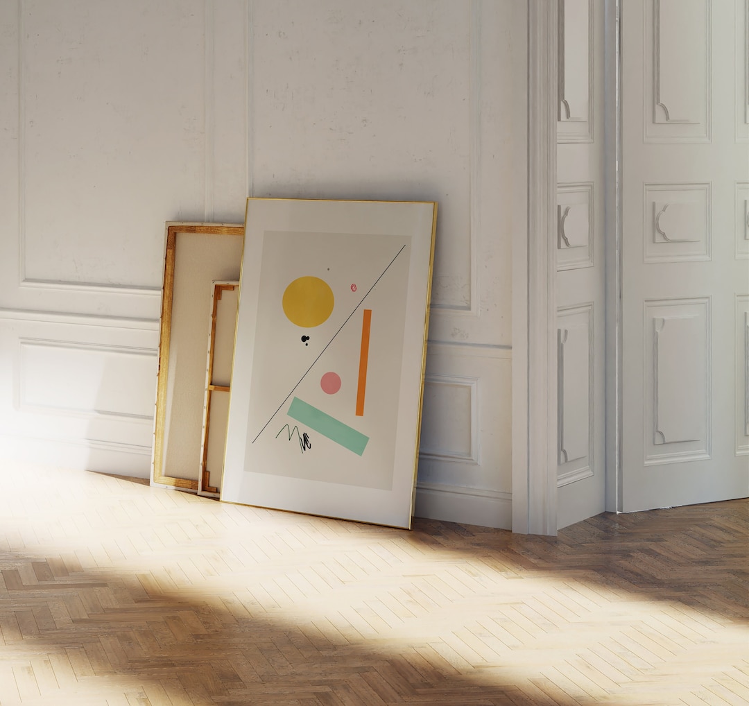 Retro Modern Art, Gallery Wall Art, Art Exhibition Print, Mid Century ...