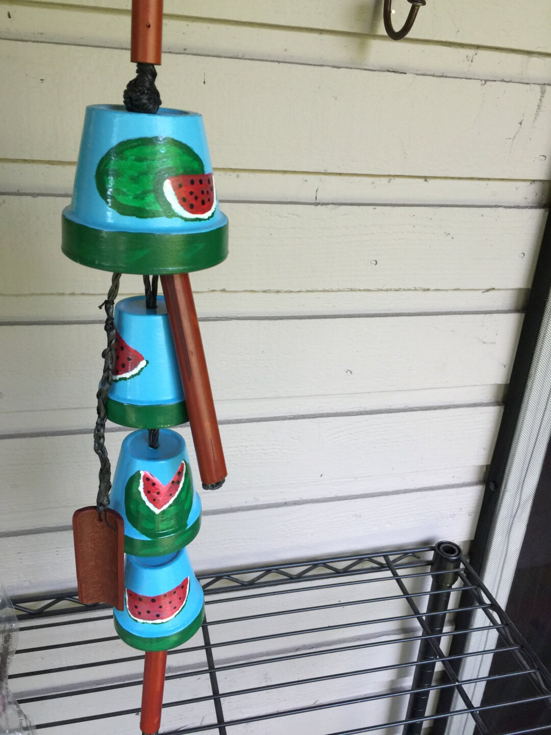Water Melon Wind Chime - Etsy