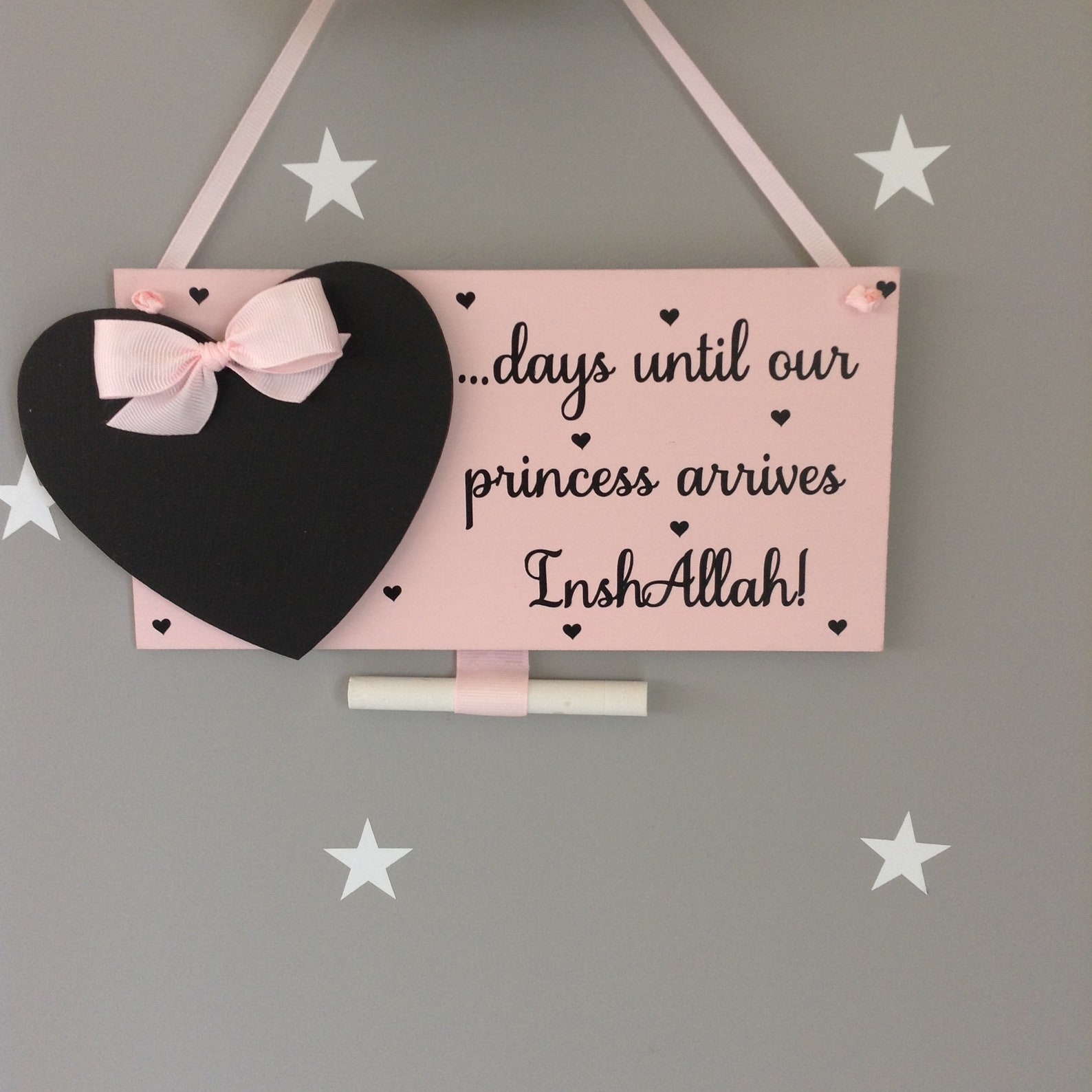 Baby Countdown Baby Countdown Sign Pregnancy Countdown Sign - Etsy