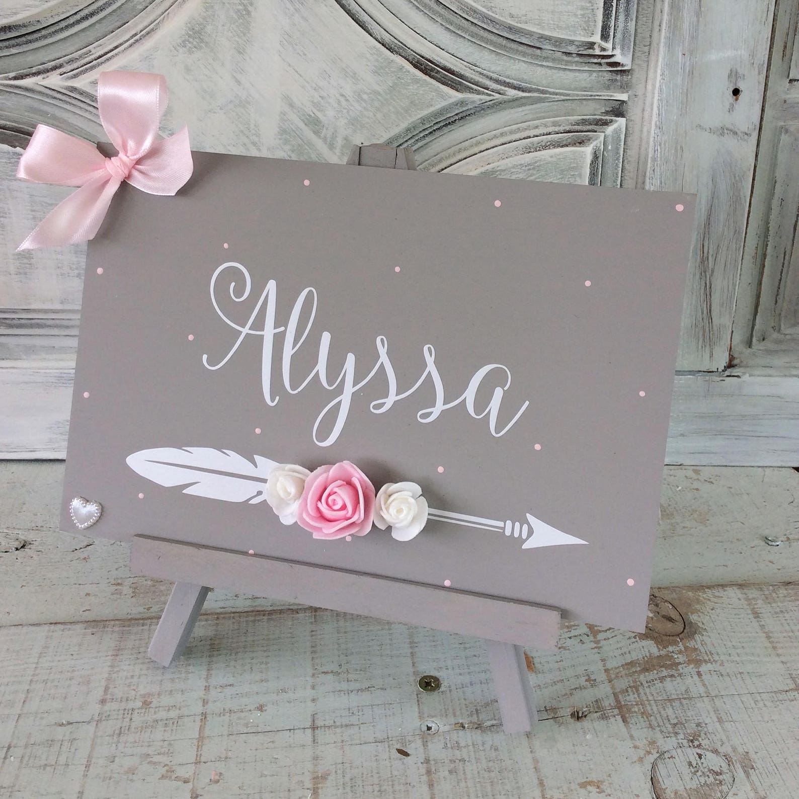 Girls Name Sign Wooden Girls Sign Nursery Name Sign Girls | Etsy