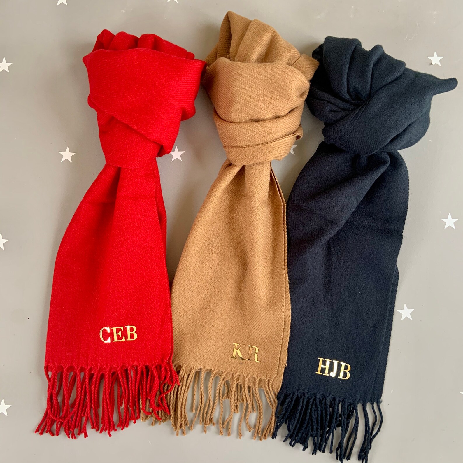 Initia Scarf Custom Scarf Woolly Scarf Name Scarf Personalised - Etsy UK