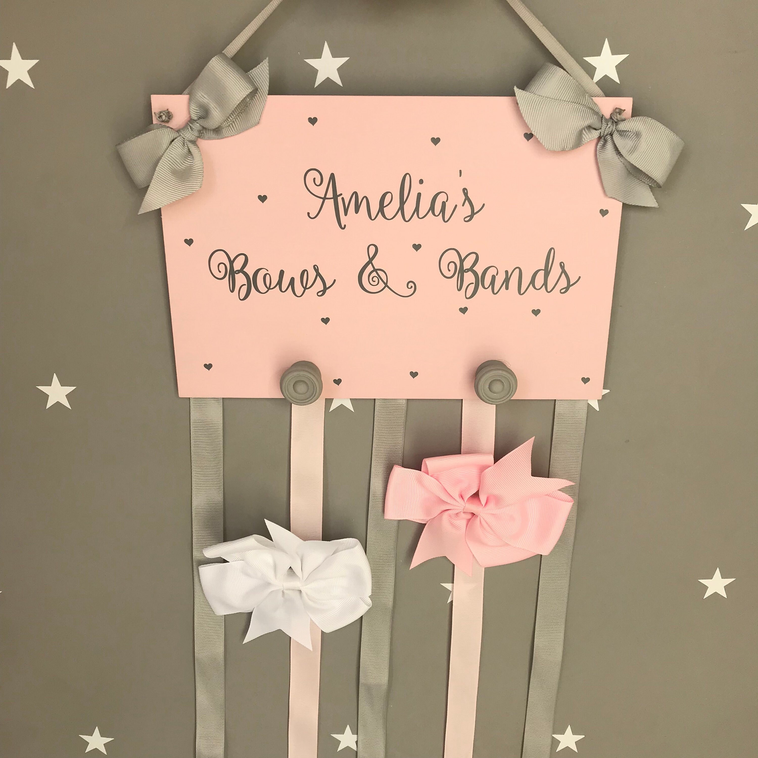 Bow Holder Hair Bow Holder Hair Bow Organiser Hair Accessories | Etsy