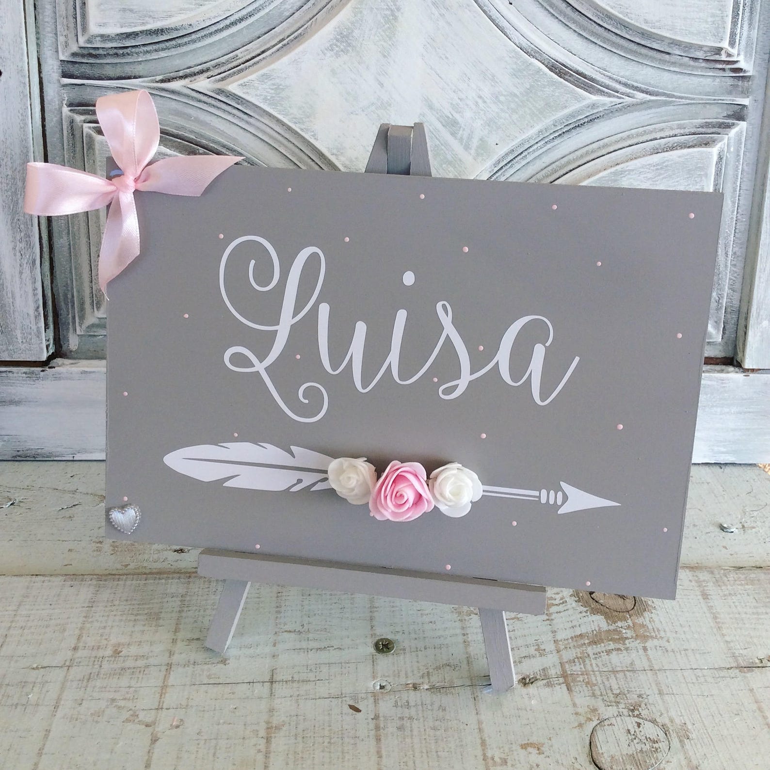 Girls Name Sign Wooden Girls Sign Nursery Name Sign Girls | Etsy