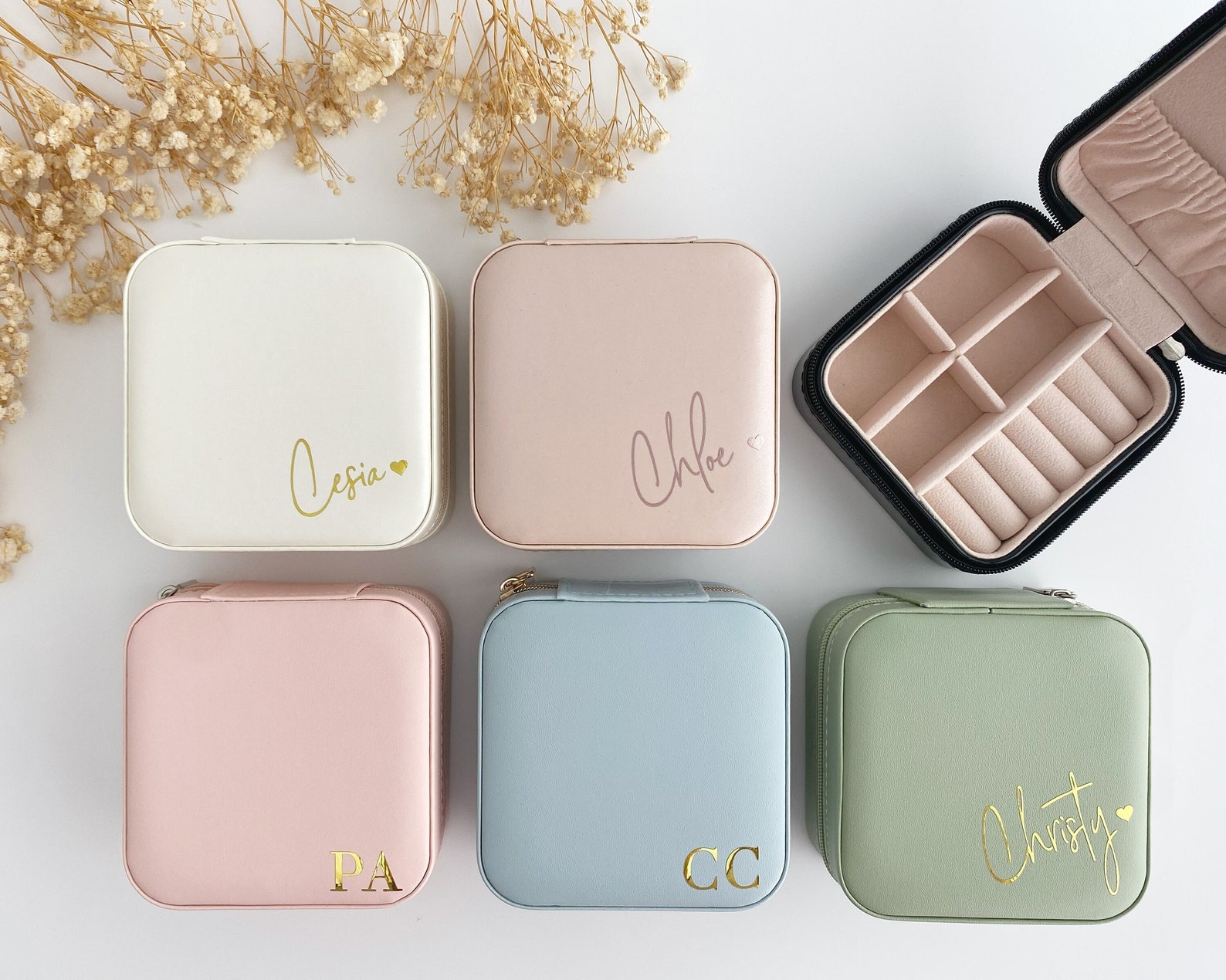 Personalized Jewelry Box Custom Jewelry Boxes Bridesmaid Jewelry Box ...