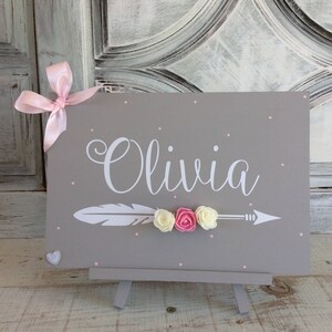 Girls Name Sign Wooden Girls Sign Nursery Name Sign Girls | Etsy