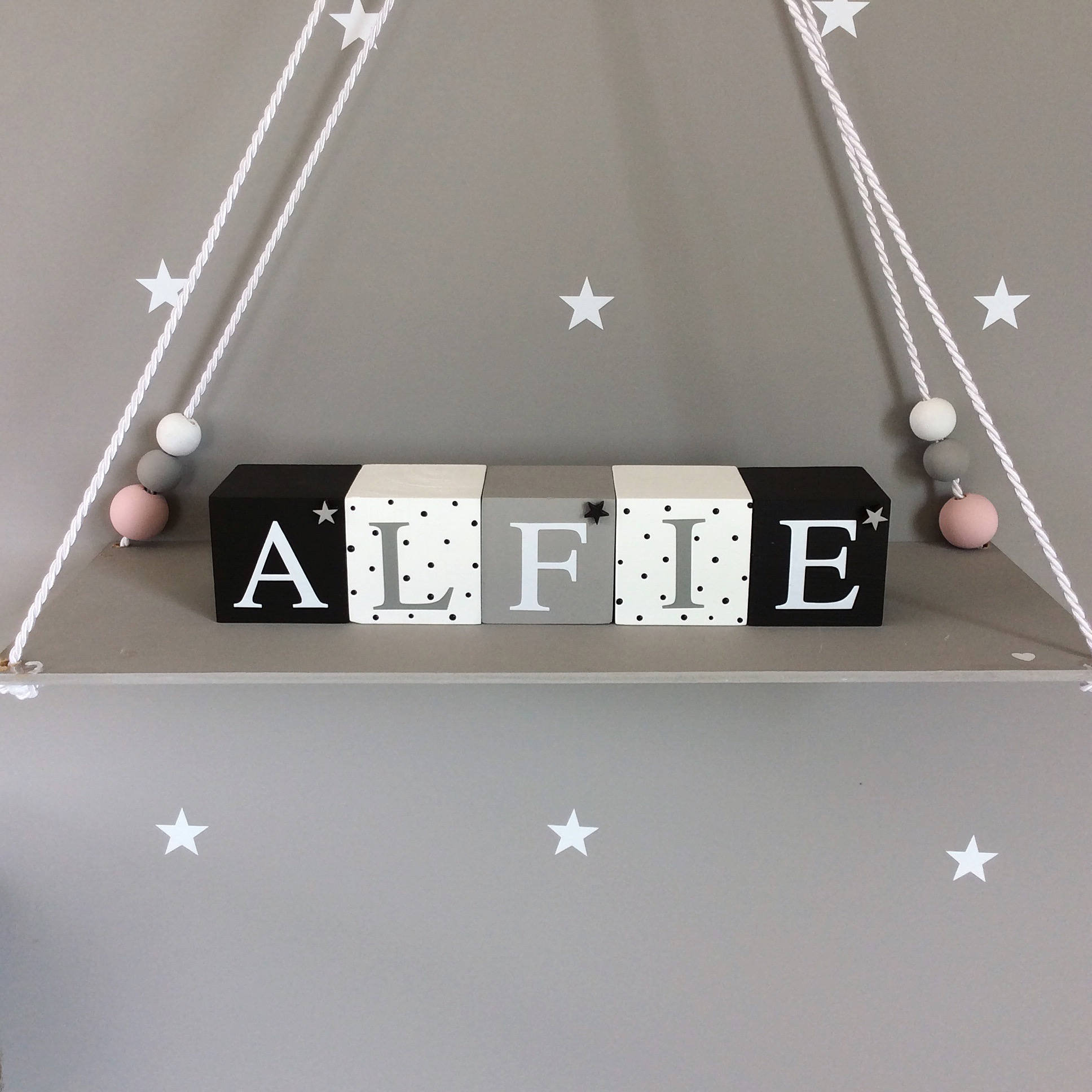 Wooden Name Blocks Nursery Decor - Etsy