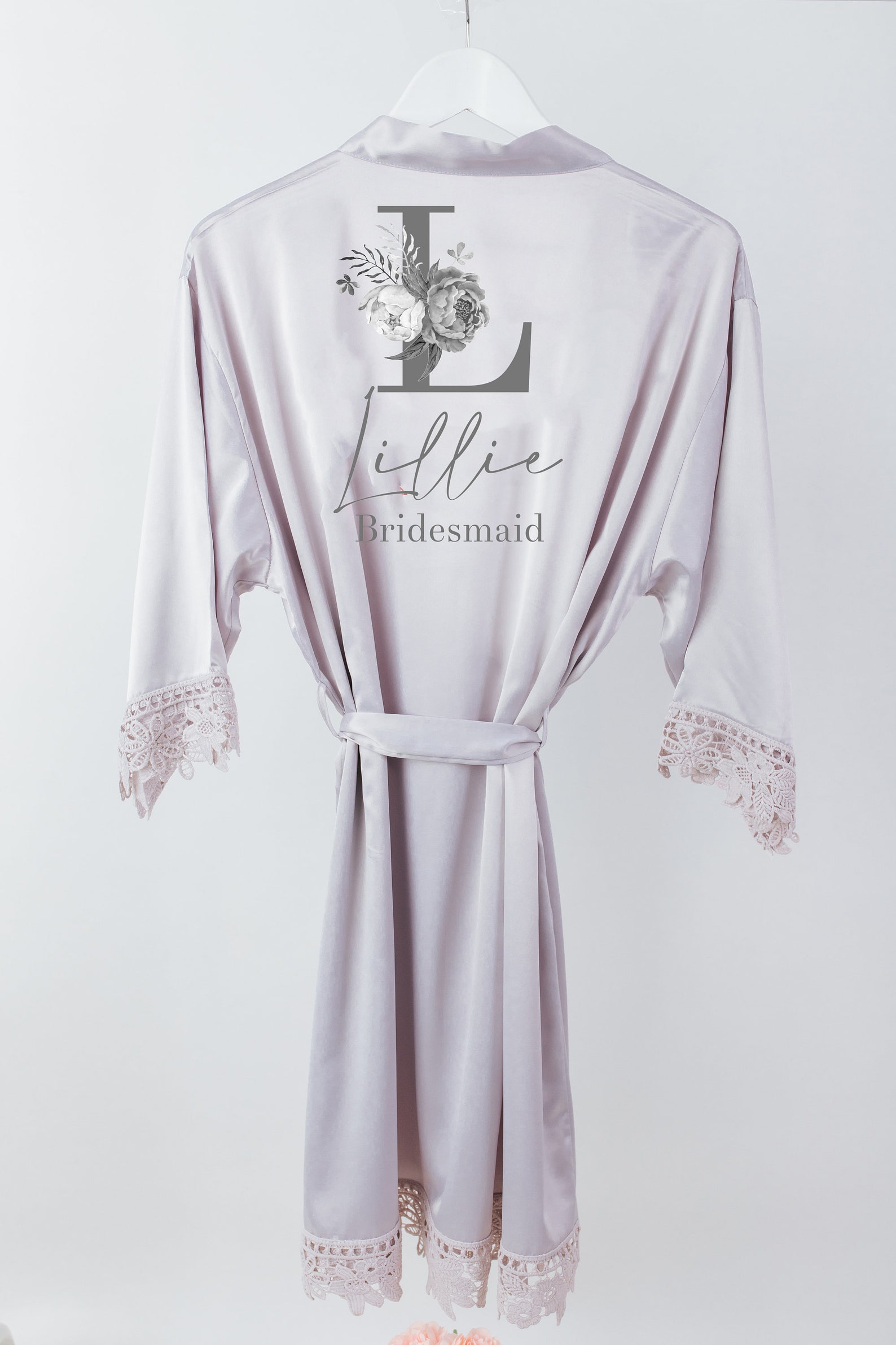 Champagne Robes Bridesmaid Robes Champagne Bridesmaid Robe Personalised ...