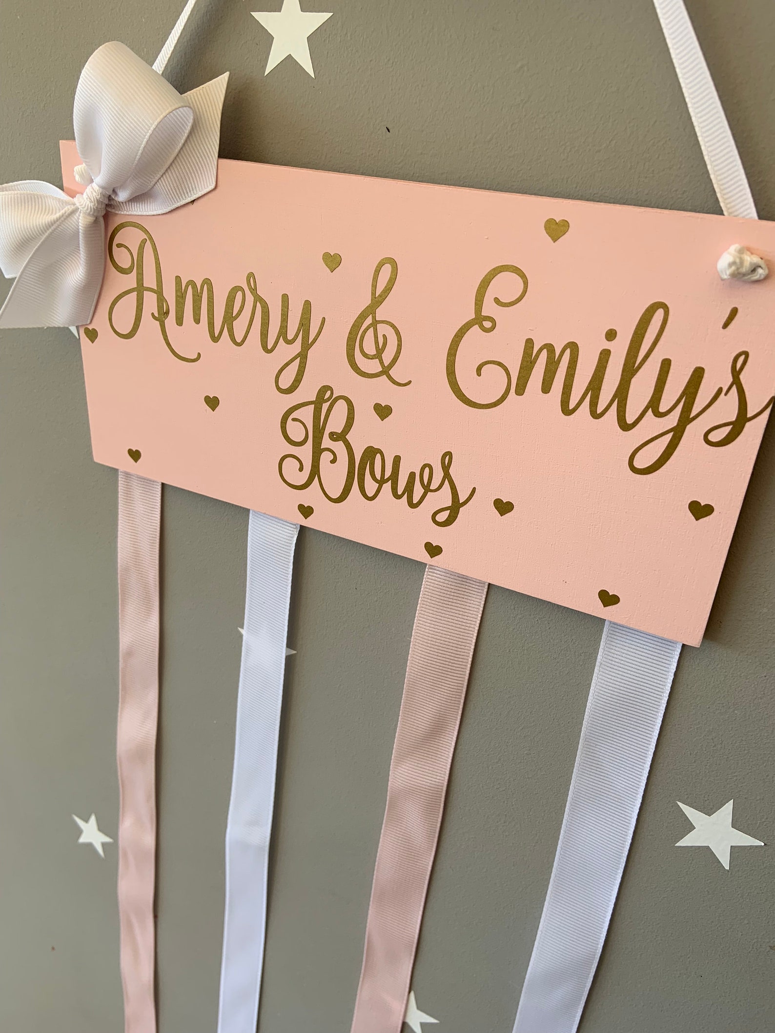 Bow Holder Hair Bow Holder Hair Bow Organiser Hair Accessories - Etsy