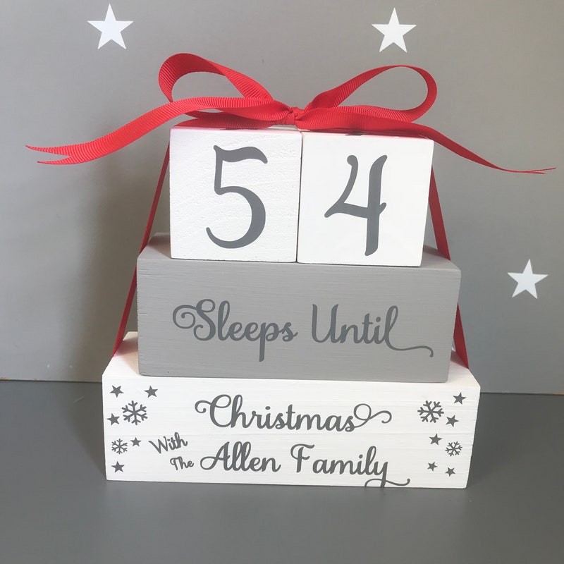 Countdown Blocks - Etsy
