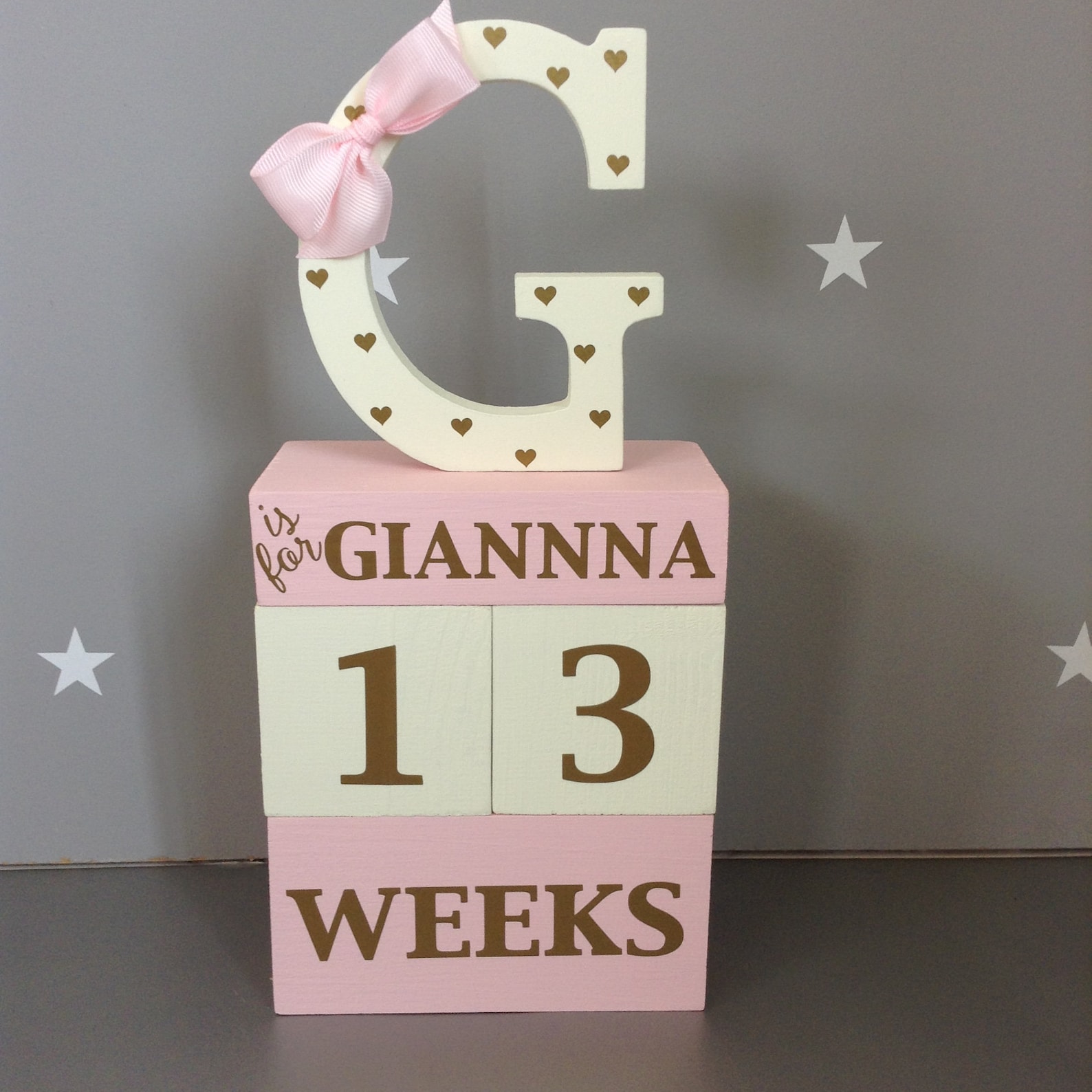 Age Blocks Baby Age Blocks Milestone Blocks Baby Month - Etsy