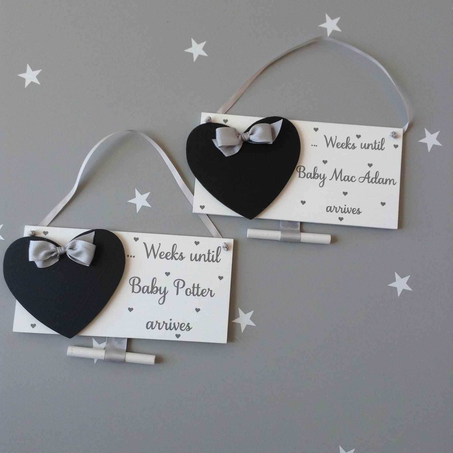 Baby Countdown Baby Countdown Sign Pregnancy Countdown Sign - Etsy