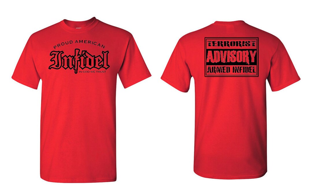 Proud American Infidel T-shirt - Etsy