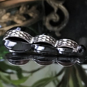 Vintage Black and Silver Sphere Hat Pin, Glass Paste Art Deco Period ...