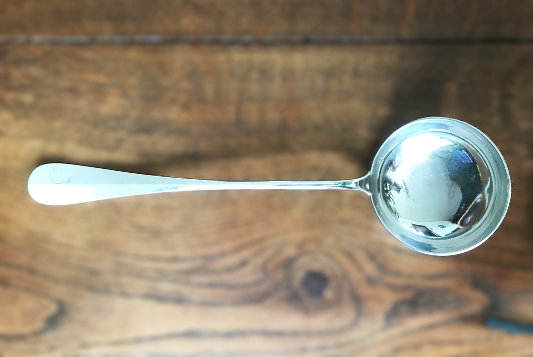 Christofle Vintage Ladle in Plain-dish Silver Metal, Vintage From the ...