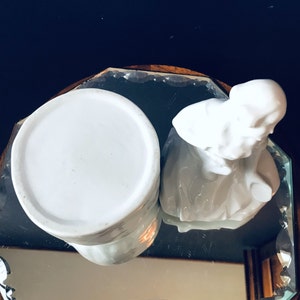 Art Deco Half Doll White Porcelain Powder Box, Jewelry Box, "the Lady ...