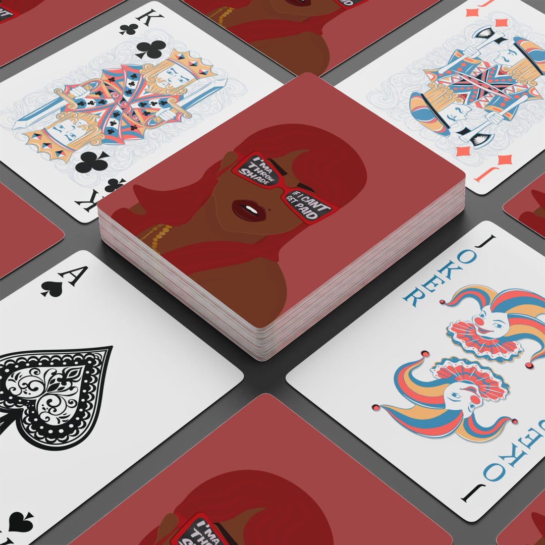 Playing Cards, Lil Kim Crush on You Throw Shade Poker Cards With Deck ...