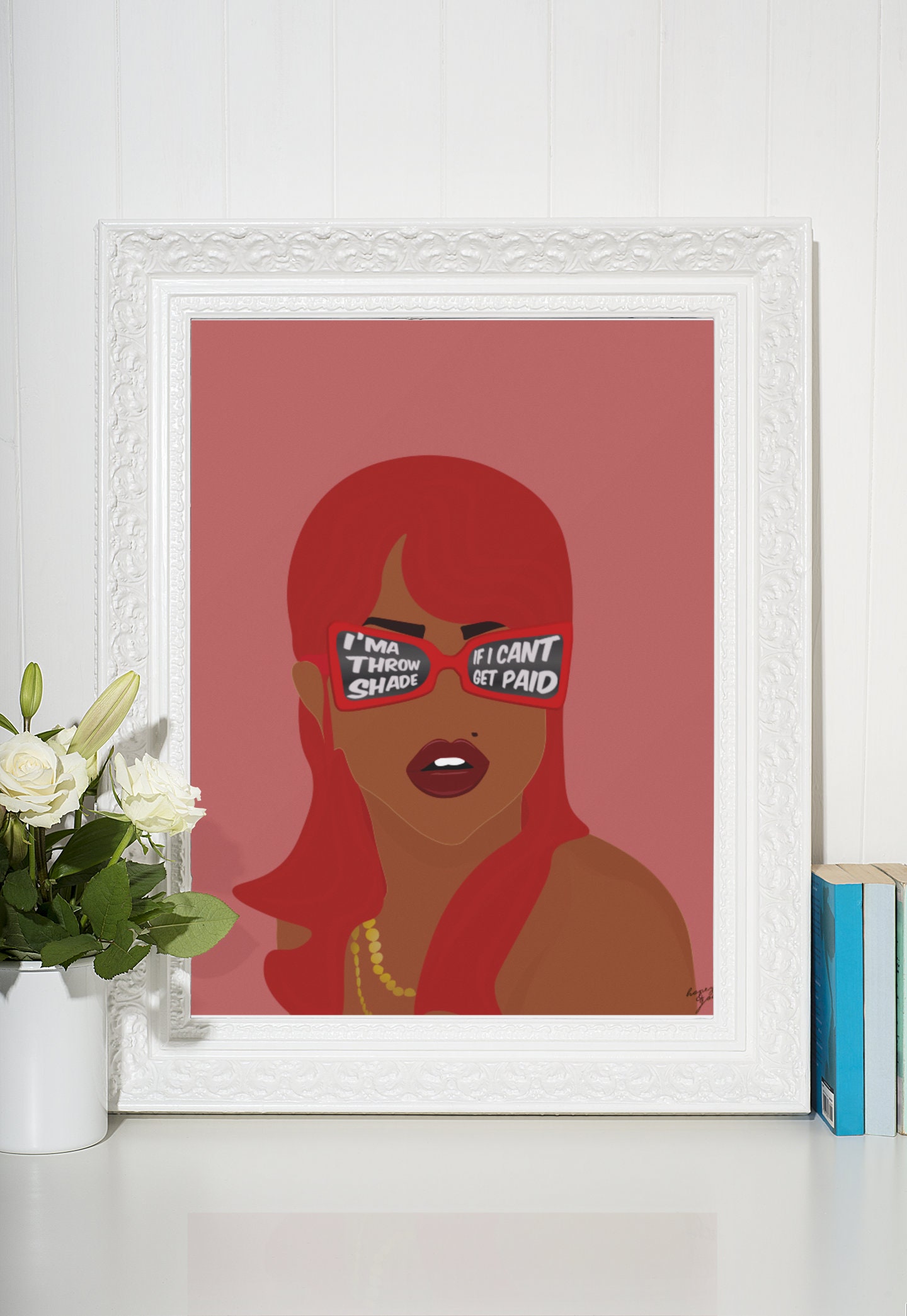 Crush on you Print Lil Kim art 90s art hip hop art | Etsy