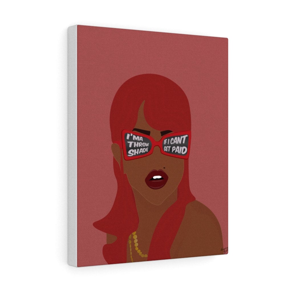Throw Shade Canvas Lil Kim Art Crush on You 90s Art - Etsy